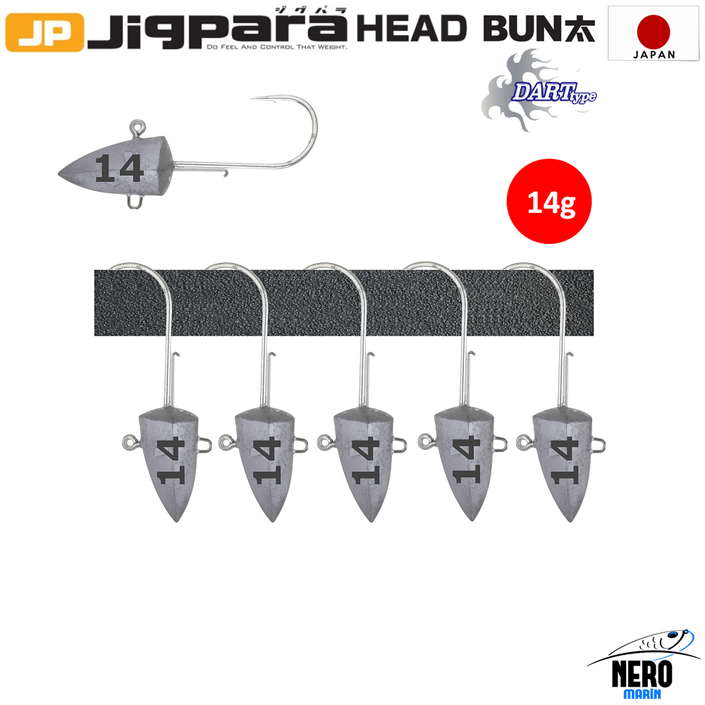 MC Jigpara Head Bun JPBU-DART 14gr MC Jigpara Head Bun JPBU-DART 14gr