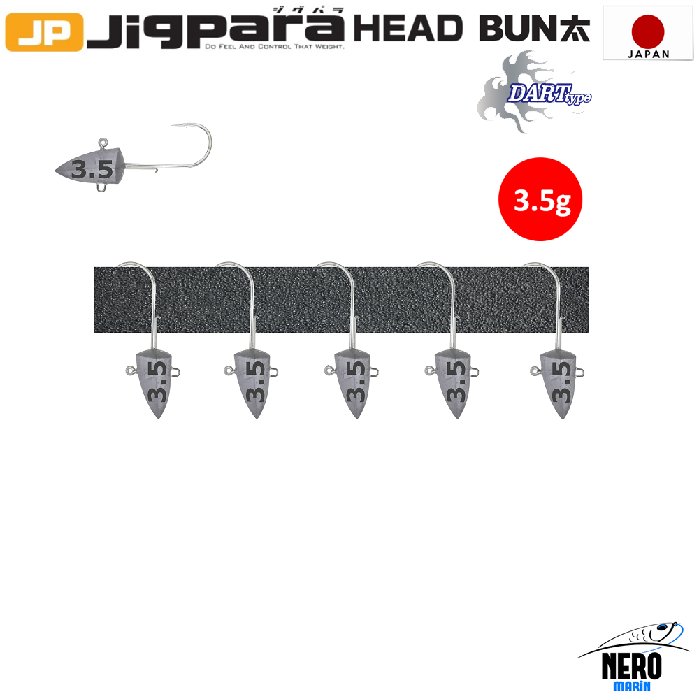 MC Jigpara Head Bun JPBU-DART 3.5gr MC Jigpara Head Bun JPBU-DART 3.5gr