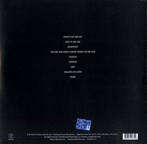 Cigarettes After Sex Cigarettes After Sex 2017 Lp Clear Coloured