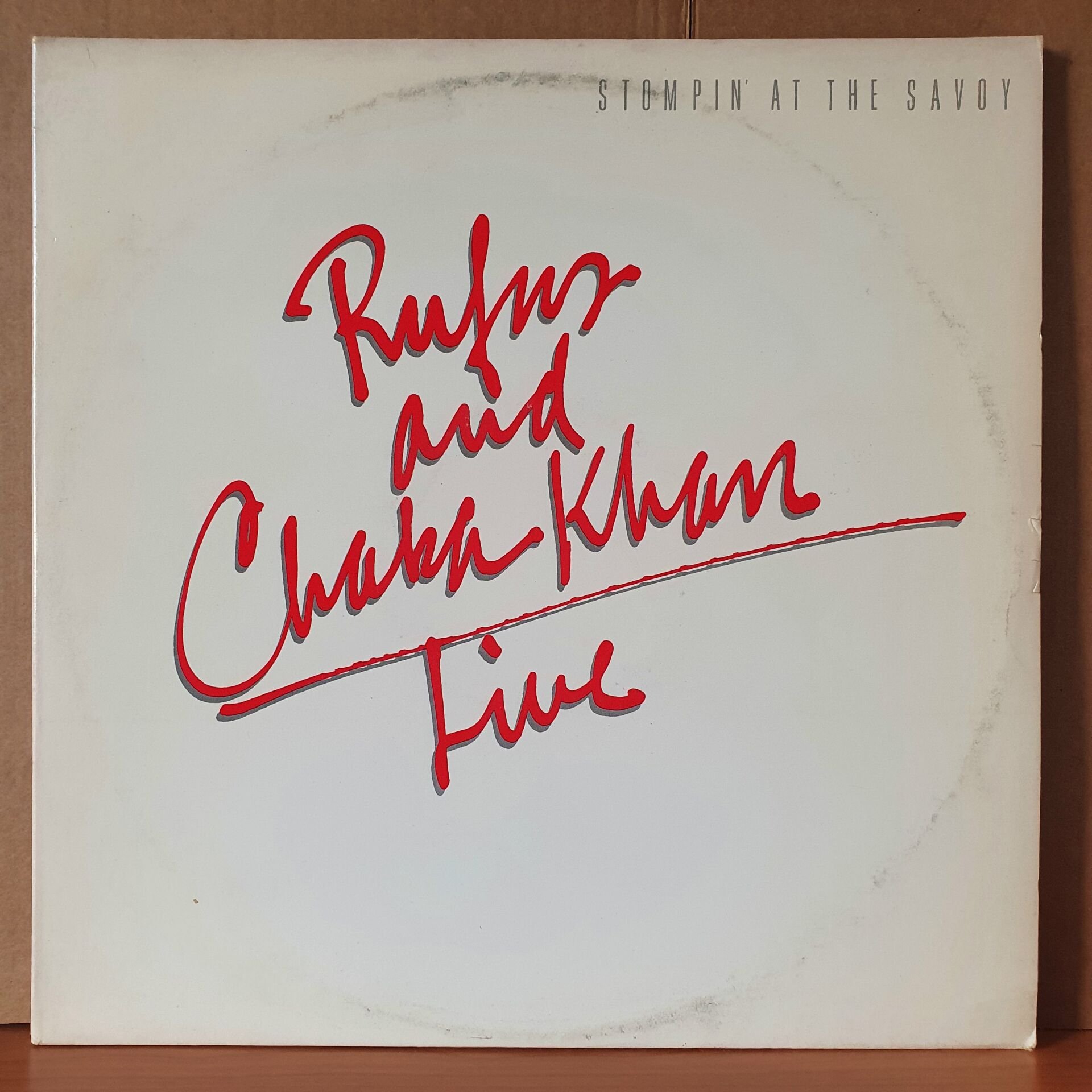 RUFUS AND CHAKA KHAN - LIVE / STOMPIN' AT THE SAVOY (1983) - 2LP 2.EL PLAK RUFUS AND CHAKA KHAN - LIVE / STOMPIN' AT THE SAVOY (1983) - 2LP 2.EL PLAK