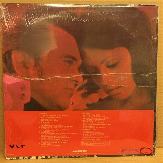 Conway Twitty Honky Tonk Angel Lp 2el Plak