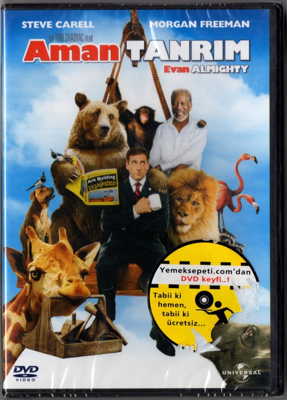 AMAN TANRIM! - EVAN ALMIGHTY - STEVE CARELL - MORGAN FREEMAN - DVD SIFIR AMAN TANRIM! - EVAN ALMIGHTY - STEVE CARELL - MORGAN FREEMAN - DVD SIFIR