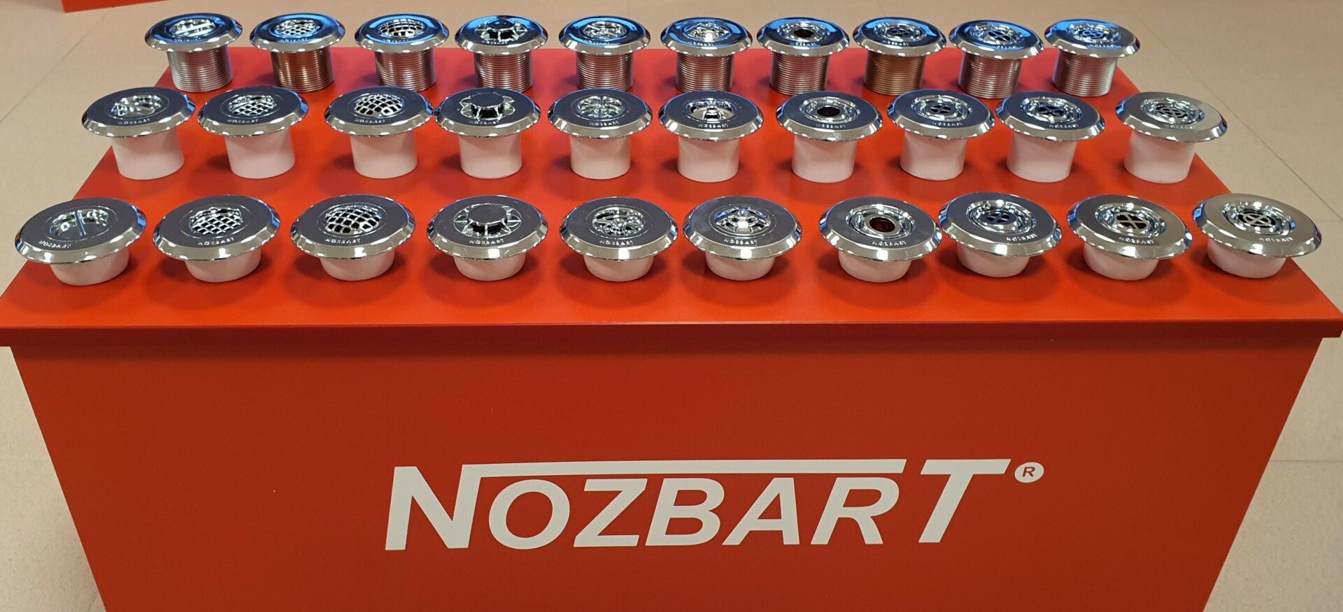 Debi Ayarlı Tabandan Besleme Nozulu (Liner) Beyaz-ABS - Dişli - Bombeli ...