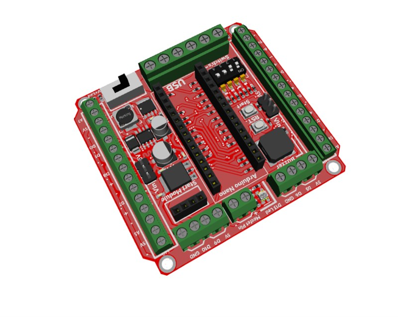 Sumotech Arduino Based Sumo Robot Board With Arduino Nano Buy 3100 1773