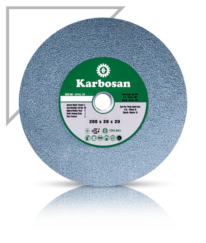 Karbosan SCG Taşlama Taşı T1 Düz 150x25x20 mm SCG 80 J 5 V - KAR920480 Kampanyalı Karbosan SCG ...